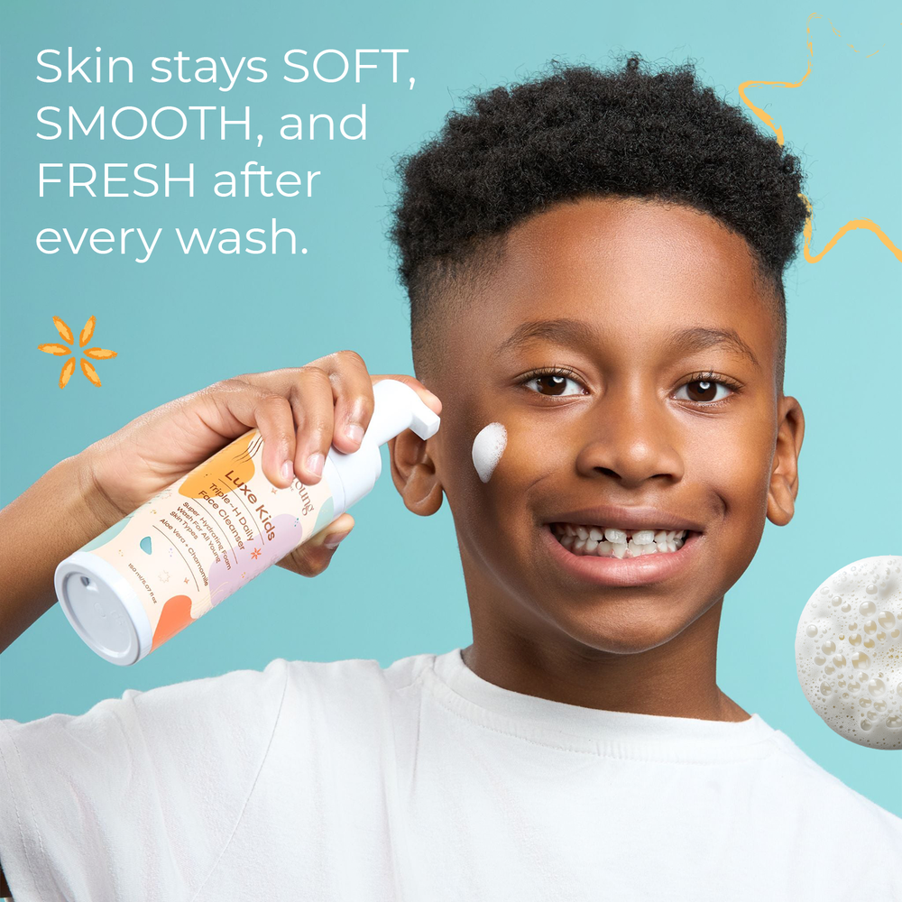 Daily Face Cleanser for Kids | Hydrating & Soothing Skin – Bare Young