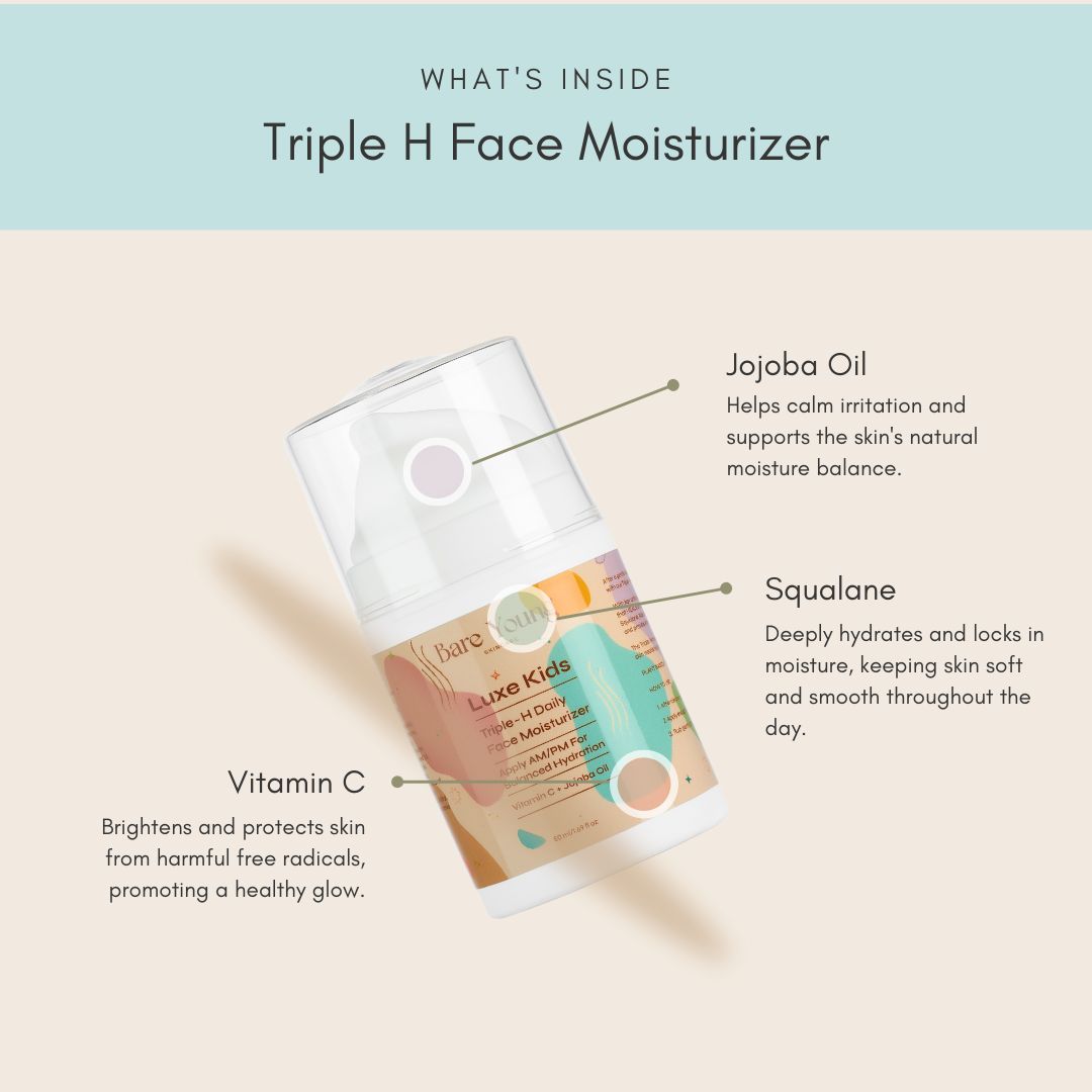 Kids Face Wash - Face & Skin Care Products/Set for Kids – Bare Young